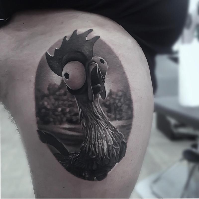 Chicken by Owen Paulls: TattooNOW
