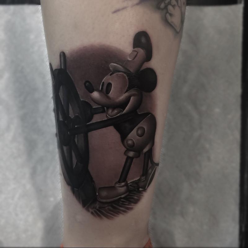 Steamboat Willie Tattoo