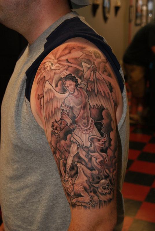 Tribal Archangel Tattoo