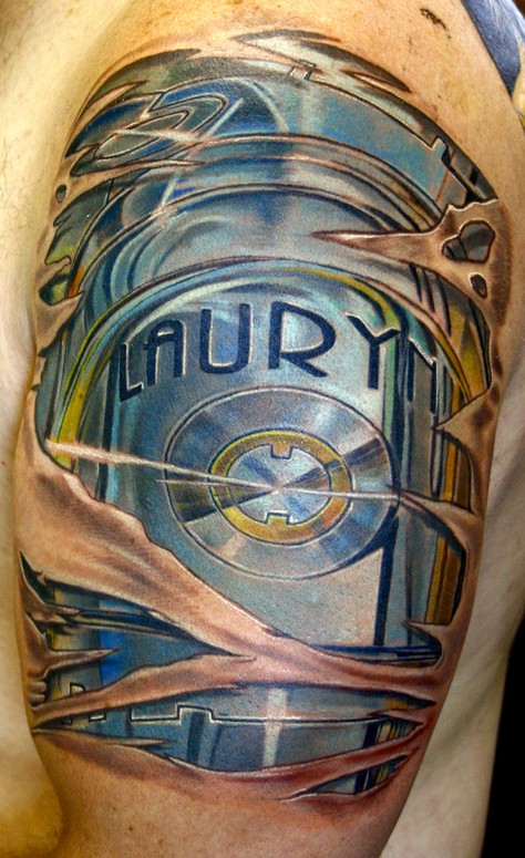 chrome arm by Todo: TattooNOW