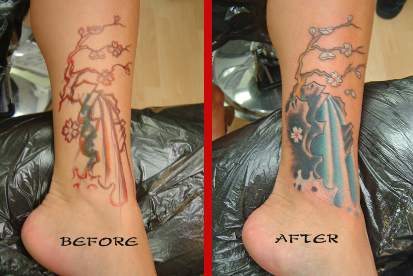 Tribal Waterfall Tattoos