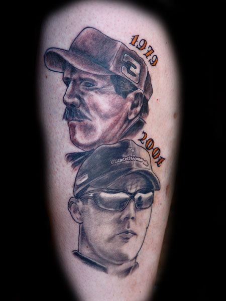nascar portraits by Anthony Lawton: TattooNOW