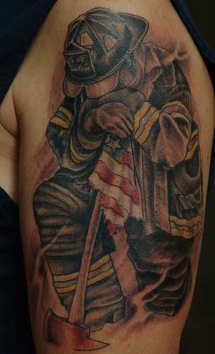 Firefighter Tattoos 911