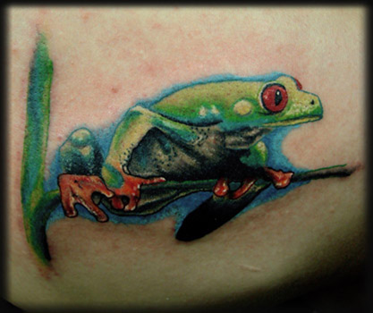 TREE FROG by Angel Caban : TattooNOW