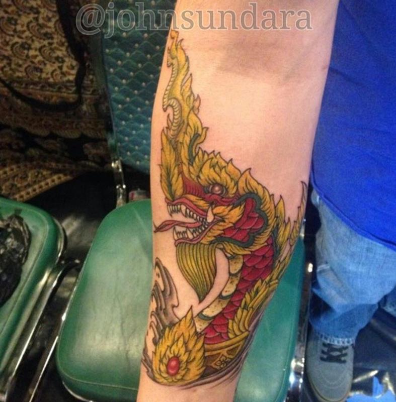 Naga Fire Tattoo