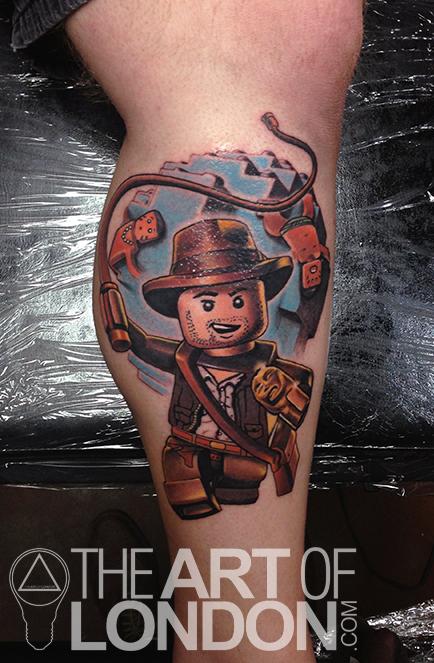 Lego Indiana Jones Tattoo by London Reese: TattooNOW