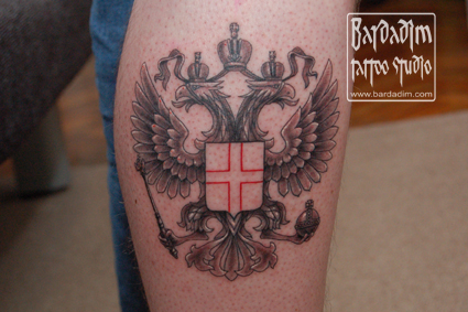Russian eagle tattoo by George Bardadim: TattooNOW