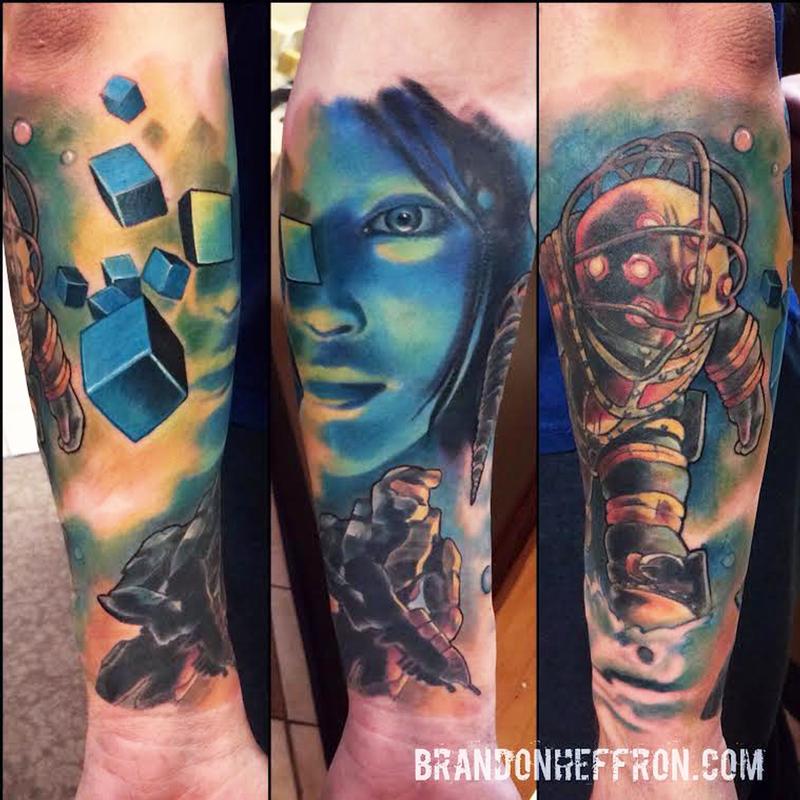 Video Game Sleeve by Brandon Heffron: TattooNOW