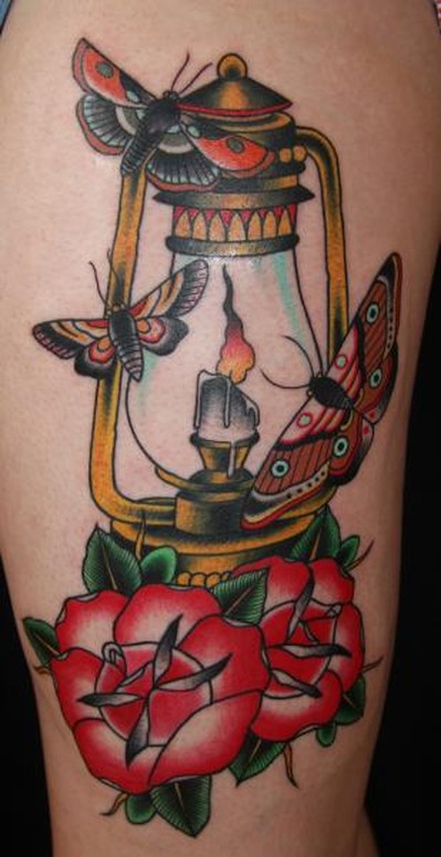 Lamp Tattoo by Ben Rorke: TattooNOW