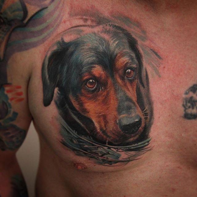 Dog Tattoo by Boris: TattooNOW