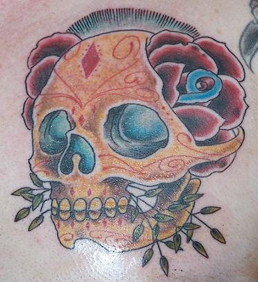 Neo Traditional Skull Outline