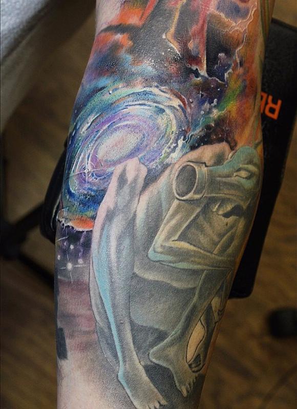 Pink Floyd Galaxy by Capone: TattooNOW