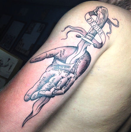 Palm Reading Theif by Wes Meek: TattooNOW