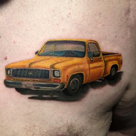 72 Chevy stepside by Eddie Zavala: TattooNOW