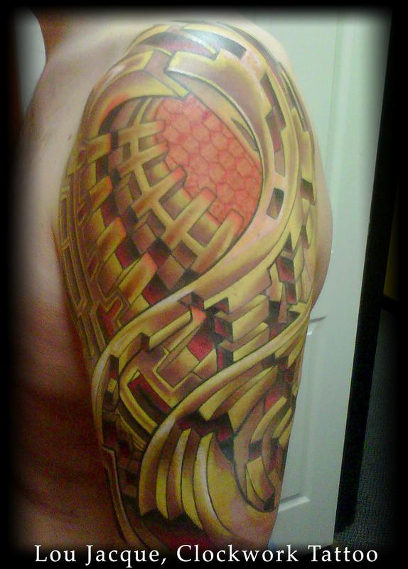 Clockwork Arm Tattoo