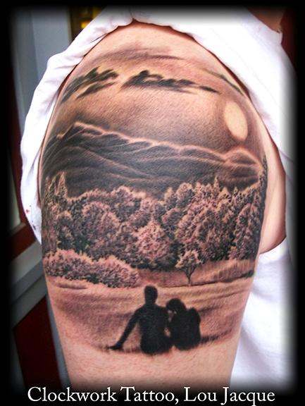 Mountain View by Lou Jacque: TattooNOW