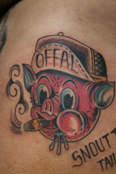 Traditional Wild Boar Tattoo