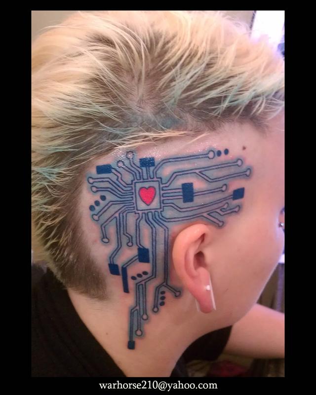 Electronic Circuit Tattoo