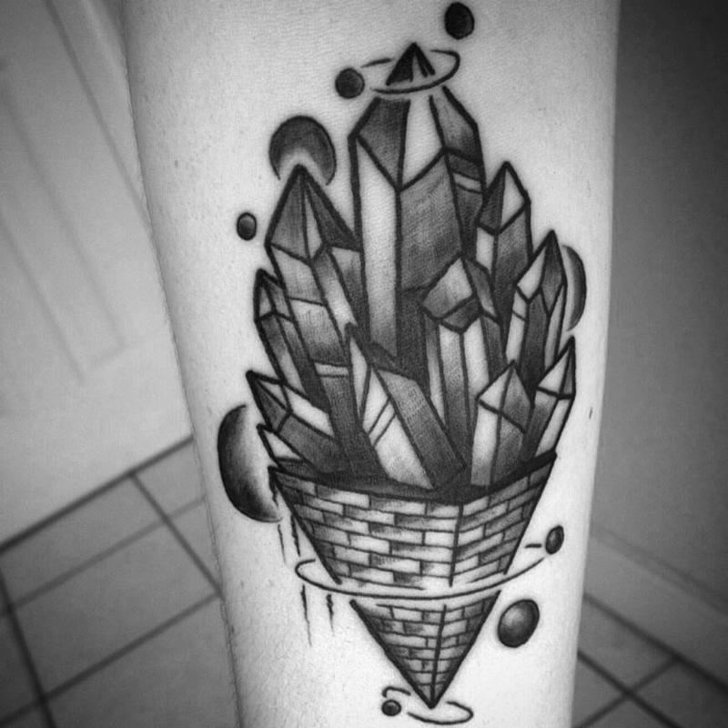 Traditional Pyramid Tattoo