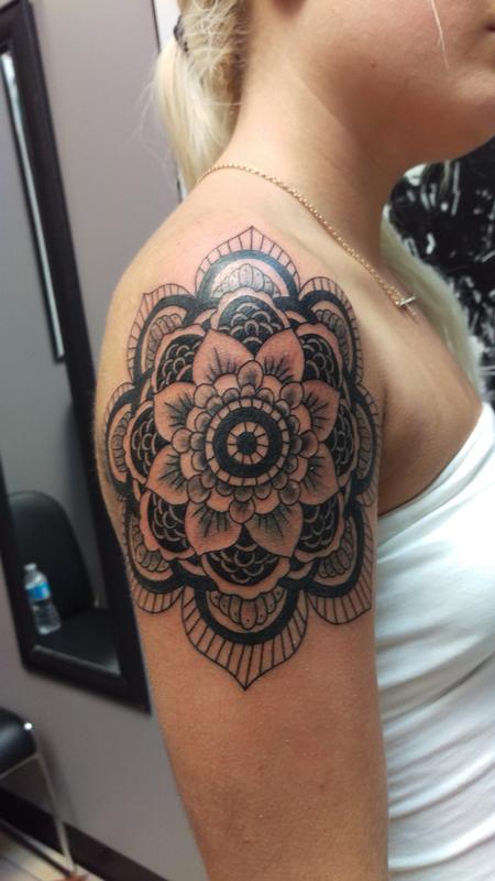 mandala by Jon Fallows: TattooNOW