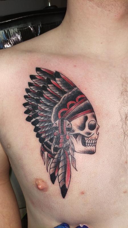 skull by Jon Fallows: TattooNOW