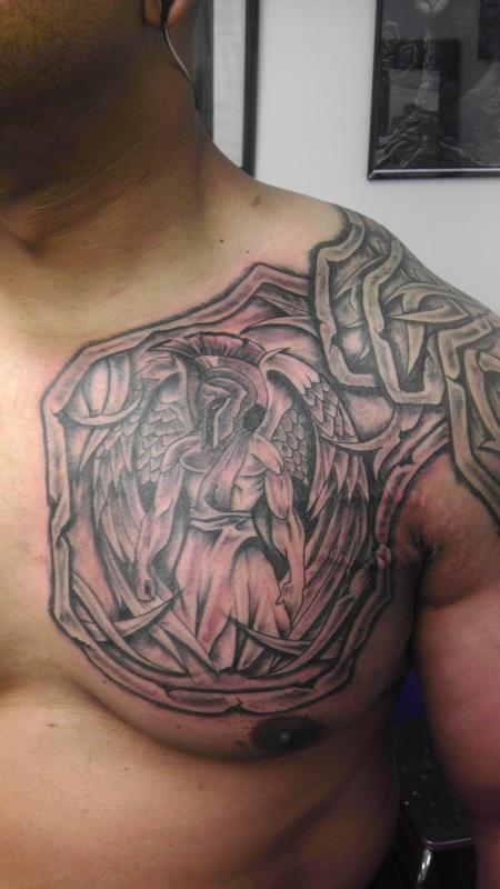 Angel Armor Tattoo