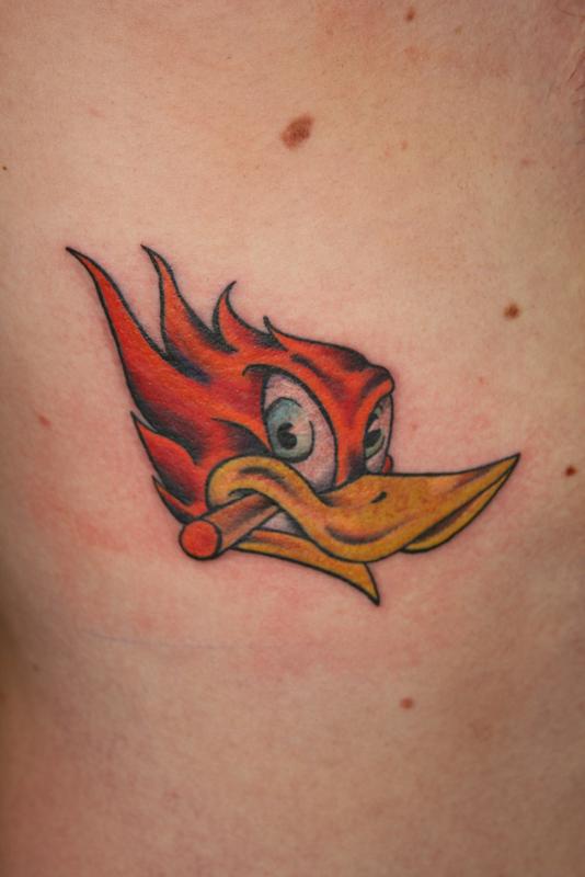 Thrush Bird Tattoo