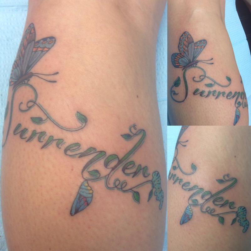 The Word Strength Tattoos For Women