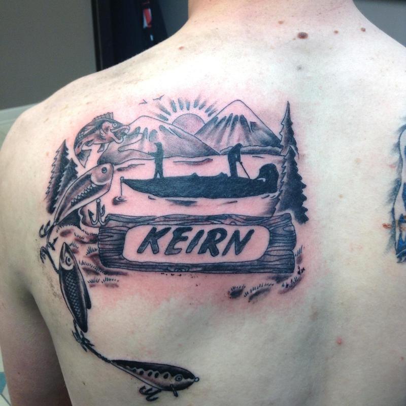 Fishing Memorial Tattoo