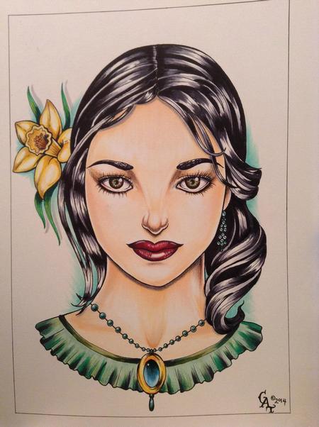 Spring Girl by Cat Johnson: TattooNOW