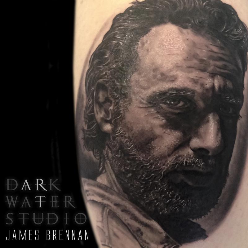 Rick Grimes by James Brennan: TattooNOW