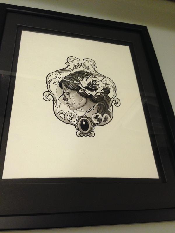 Lady Head/Rose by Mr Jones: TattooNOW