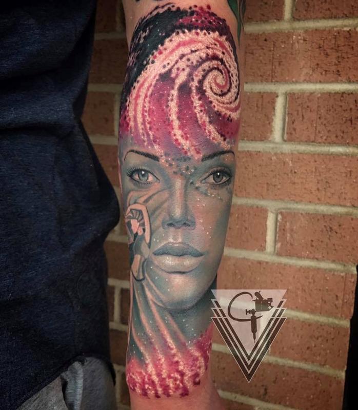 Color Portrait Tattoo by Chris Peters: TattooNOW