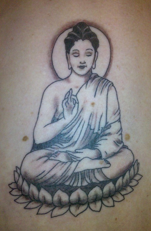 Simple Buddha Tattoo
