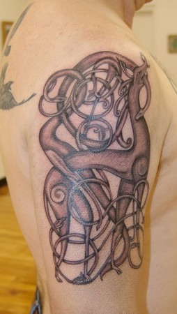 Celtic Knot Stag by Blaze Schwaller: TattooNOW