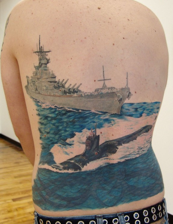 Traditional Submarine Tattoos