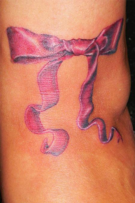 ribbon tattoo by Galen Luker: TattooNOW