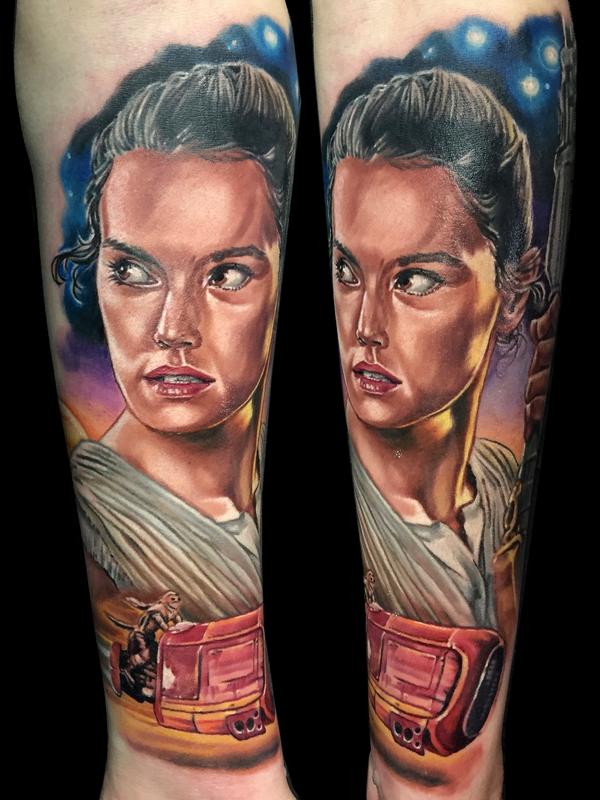 Rey - Star Wars by Josh Bodwell: TattooNOW
