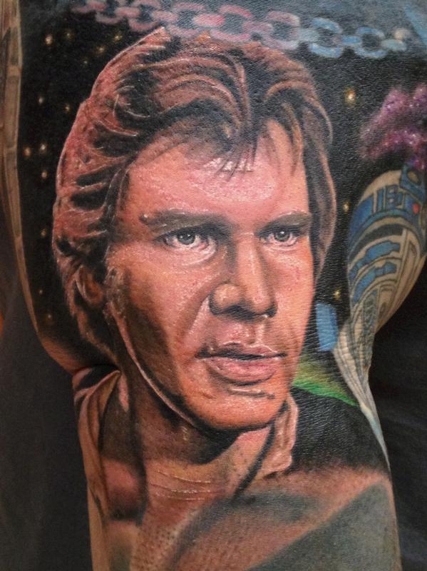 Han Solo by Matthew Davidson: TattooNOW