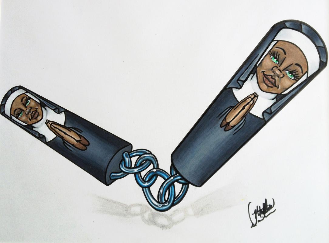 Nun-Chucks by Matthew Davidson: TattooNOW
