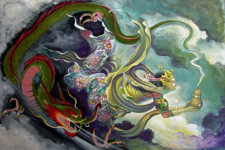 tennin conjuring a dragon by Cory Kruger: TattooNOW