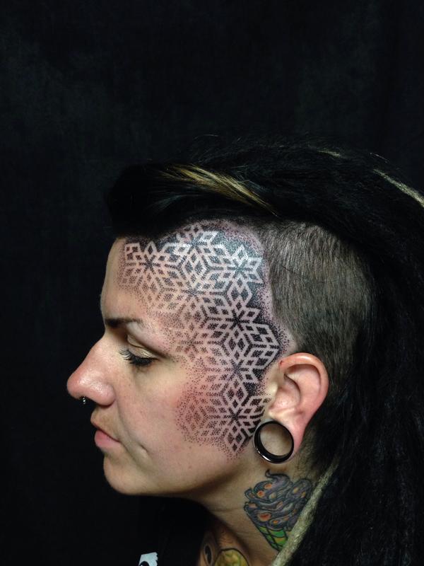 face pattern by Cory Ferguson: TattooNOW