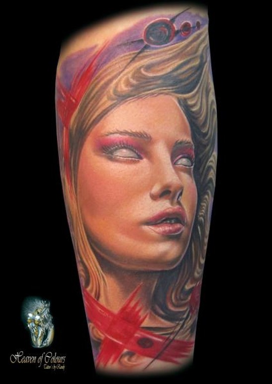 Dead Girl Tattoo by Randy Engelhard: TattooNOW