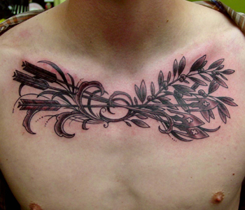 arrows and olive branches by Jason Donahue: TattooNOW