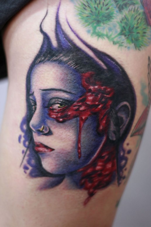 Bloody mess by Brian Harris by Brian Harris: TattooNOW