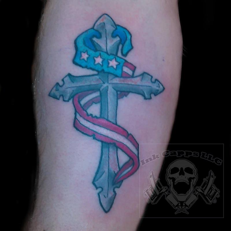 Veteran's Cross by Nathan Capps: TattooNOW