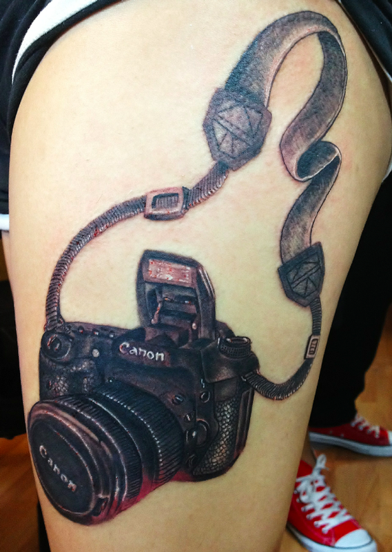 Camera Tattoo by Luis Garcia: TattooNOW