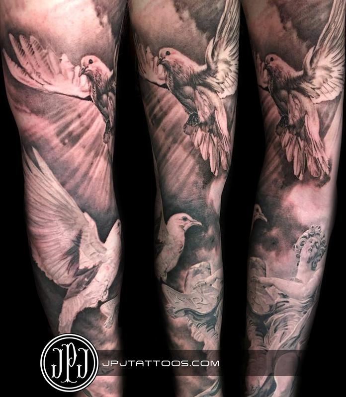 Religious Dove Tattoos