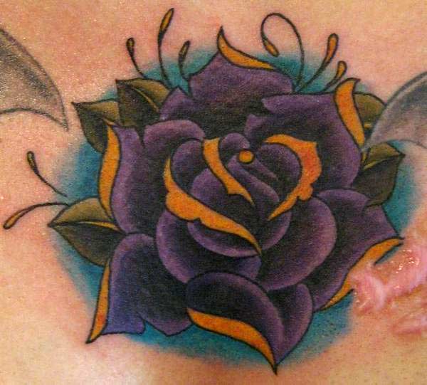 Traditional Violet Tattoo