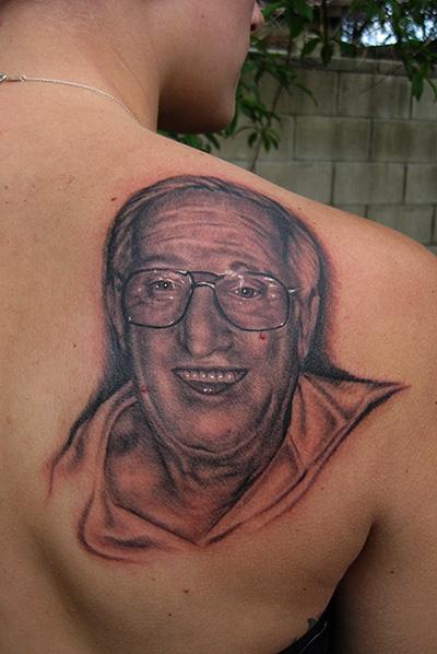 grandpa memorial tattoo by Daniel Chashoudian: TattooNOW